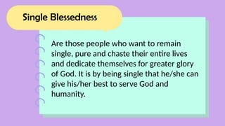 SINGLE-BLESSEDNESS .pptx