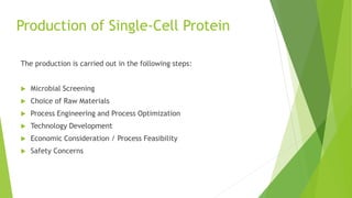 Single-cell protein | PPTX