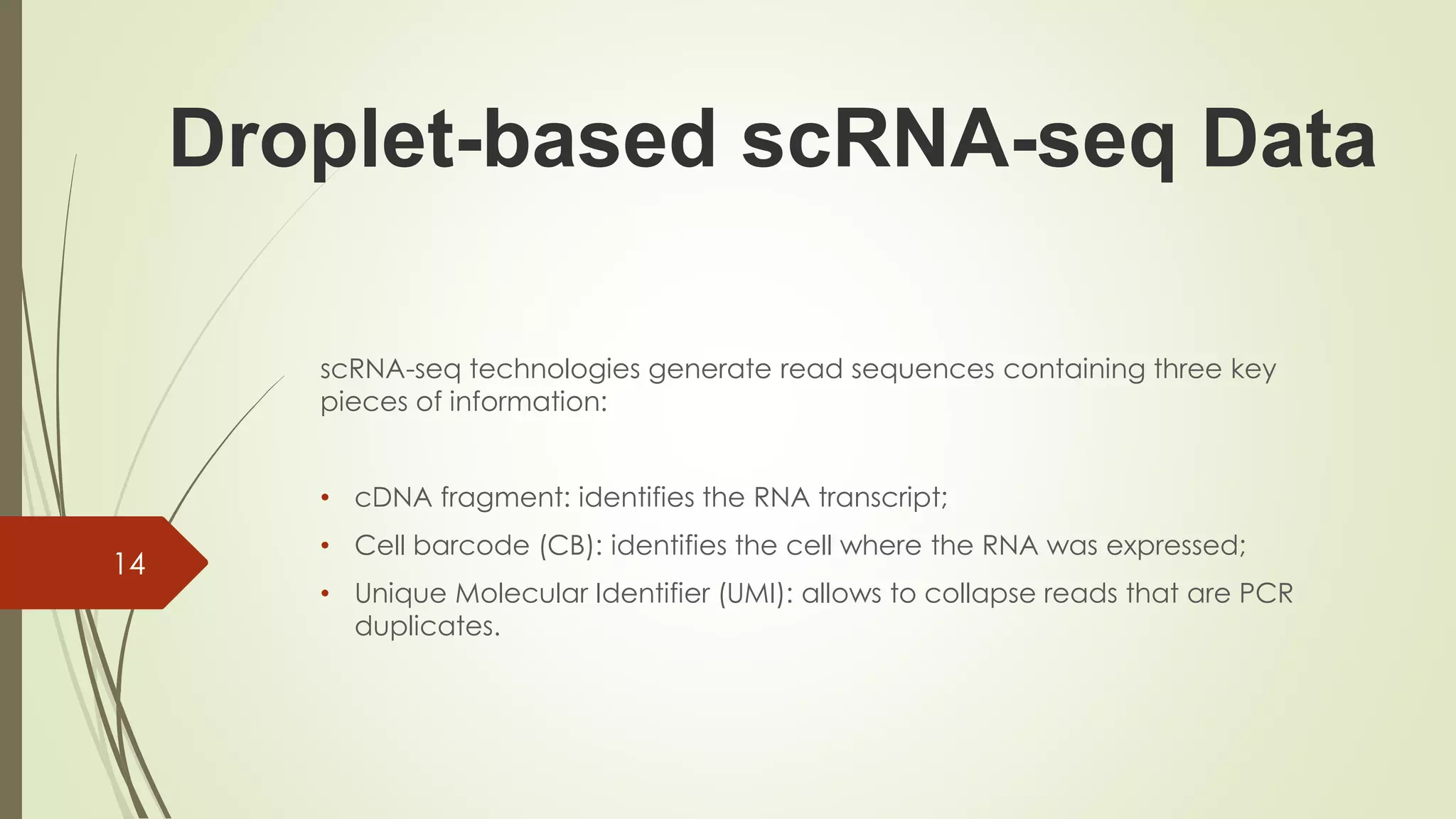 Processing Raw scRNA-Seq Sequencing Data | PPT