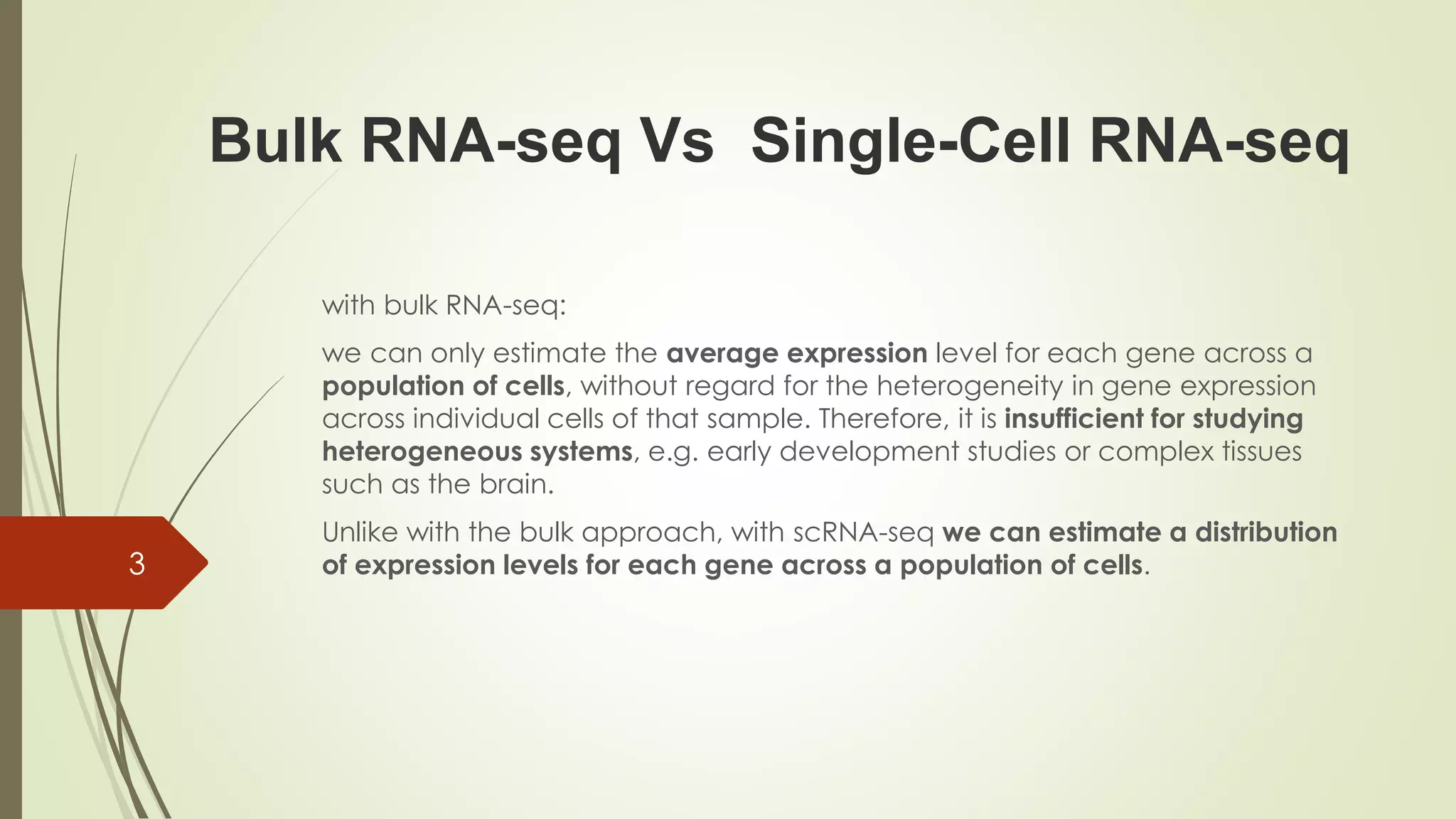Overview of Single-Cell RNA-seq | PDF