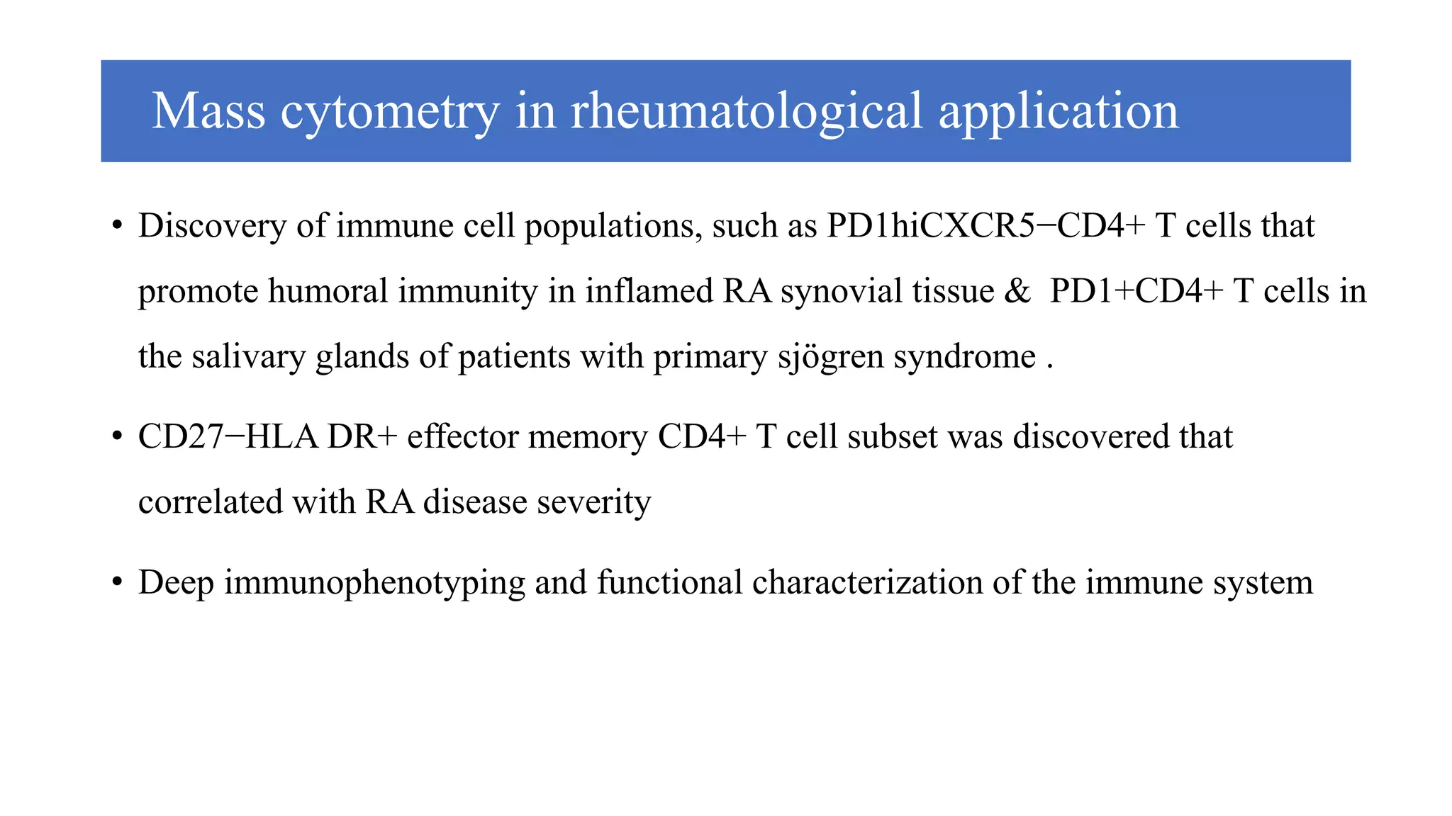 Single-cell technologies — studying rheumatic diseases one cell.pptx