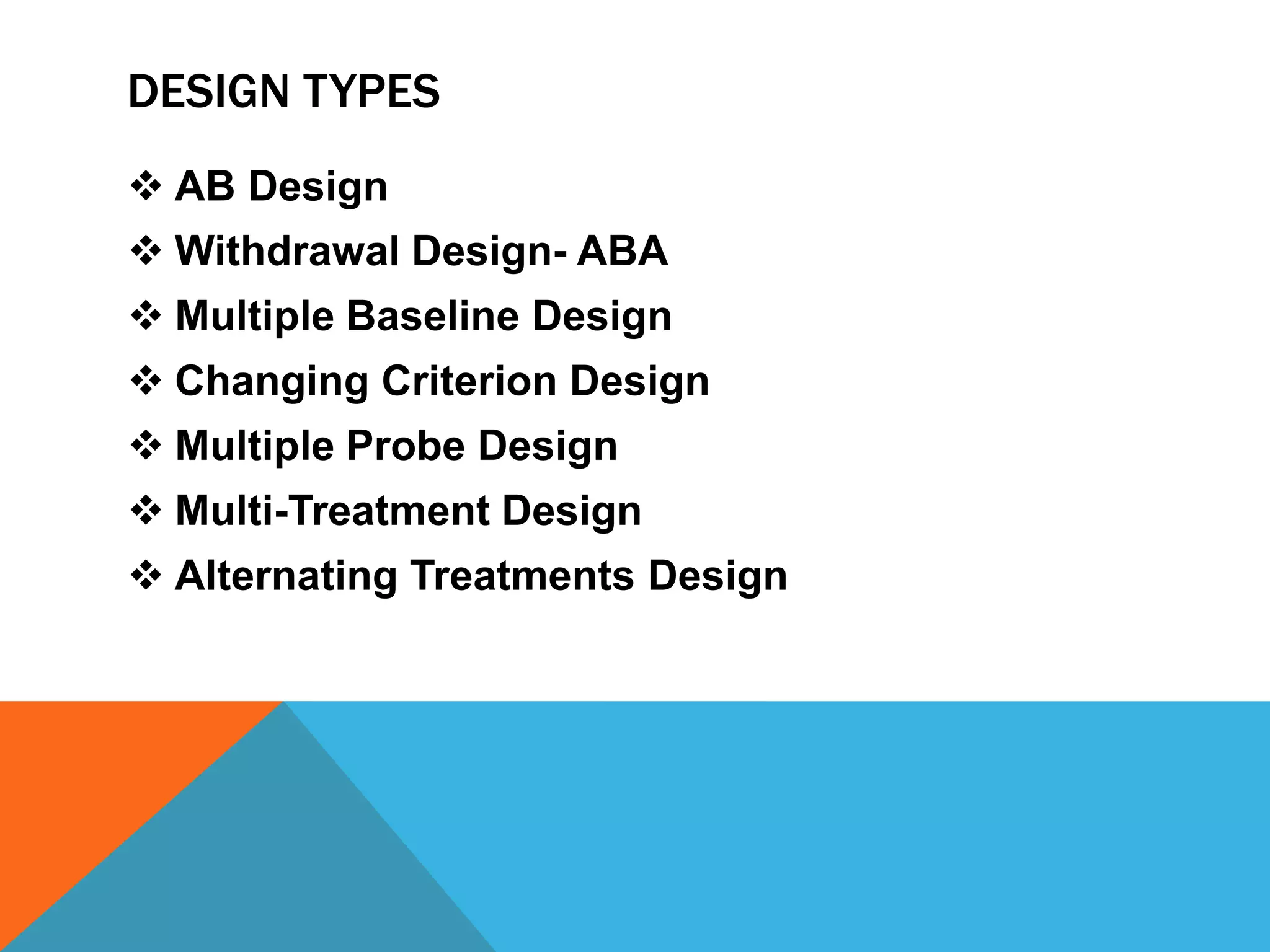Single group design | PPTX