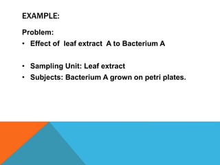 Single group design | PPTX
