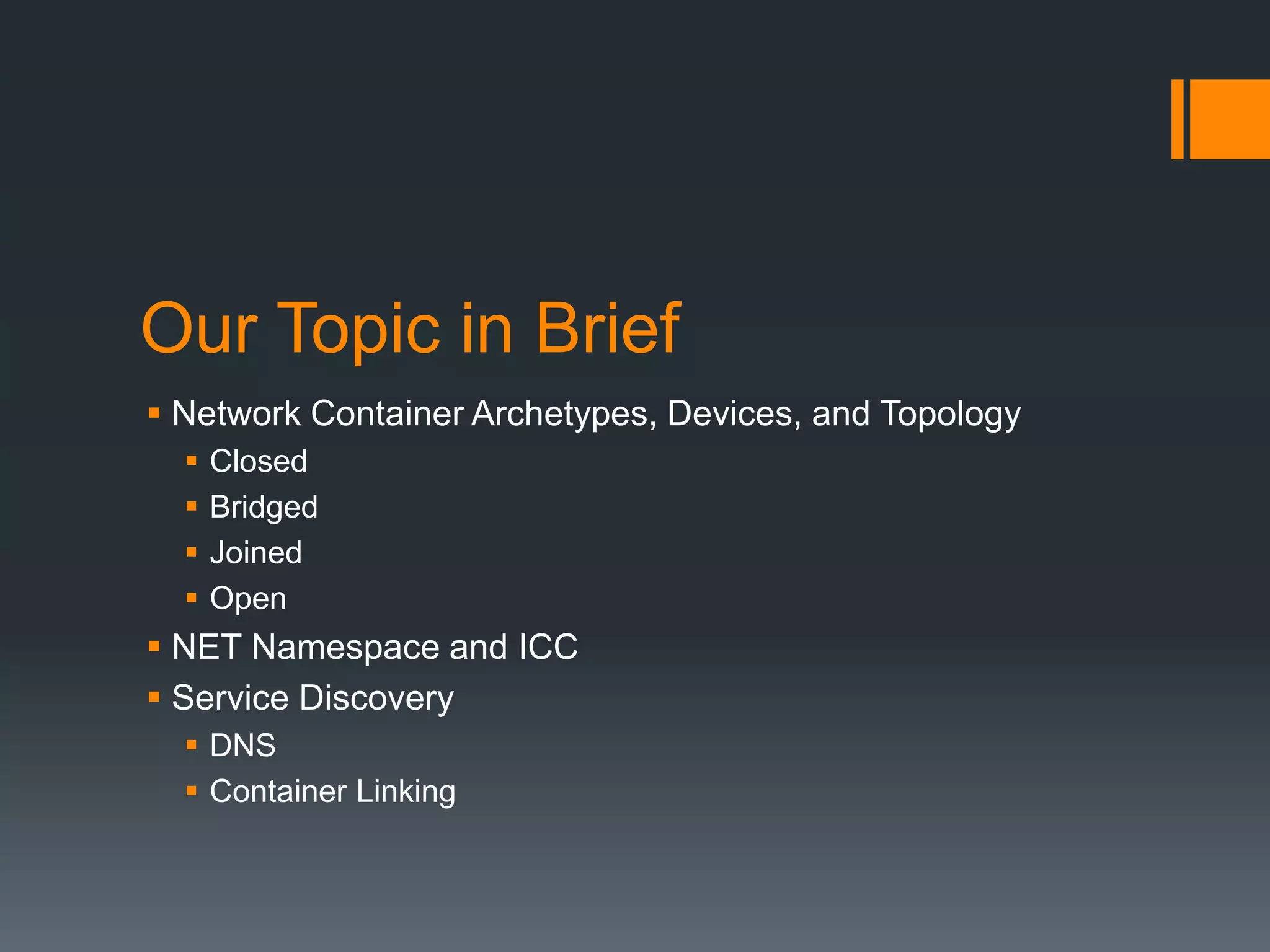 Single Host Docker Networking Ppt