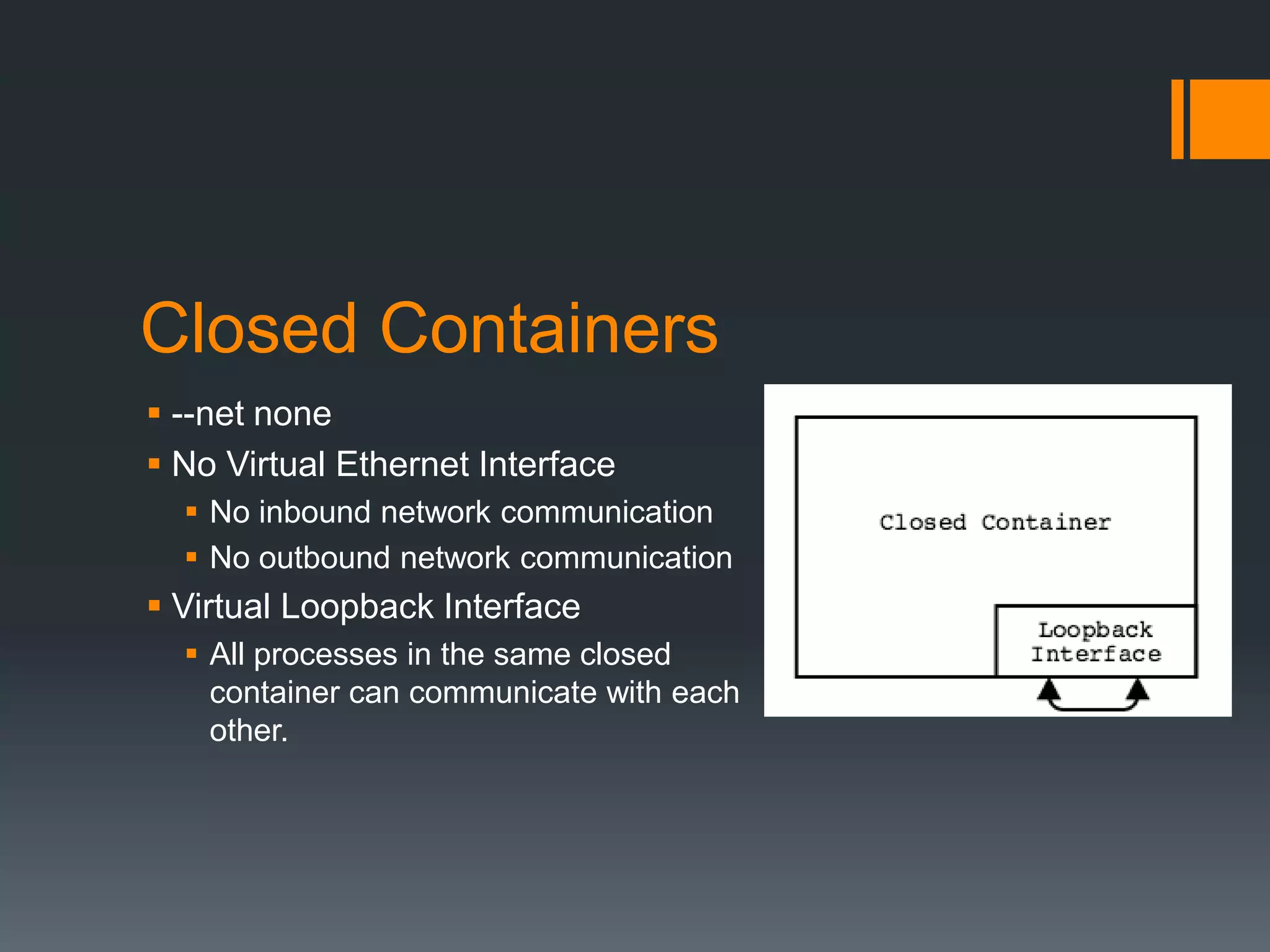 Single Host Docker Networking Ppt