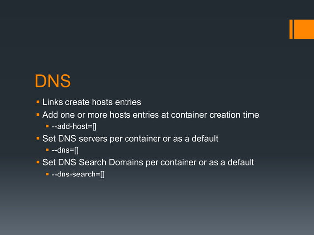 Single Host Docker Networking | PPT