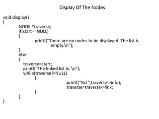 Single linked list | PPT