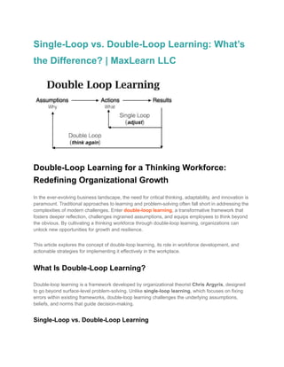 Single-Loop vs. Double-Loop Learning_ What’s the Difference_ _ MaxLearn ...
