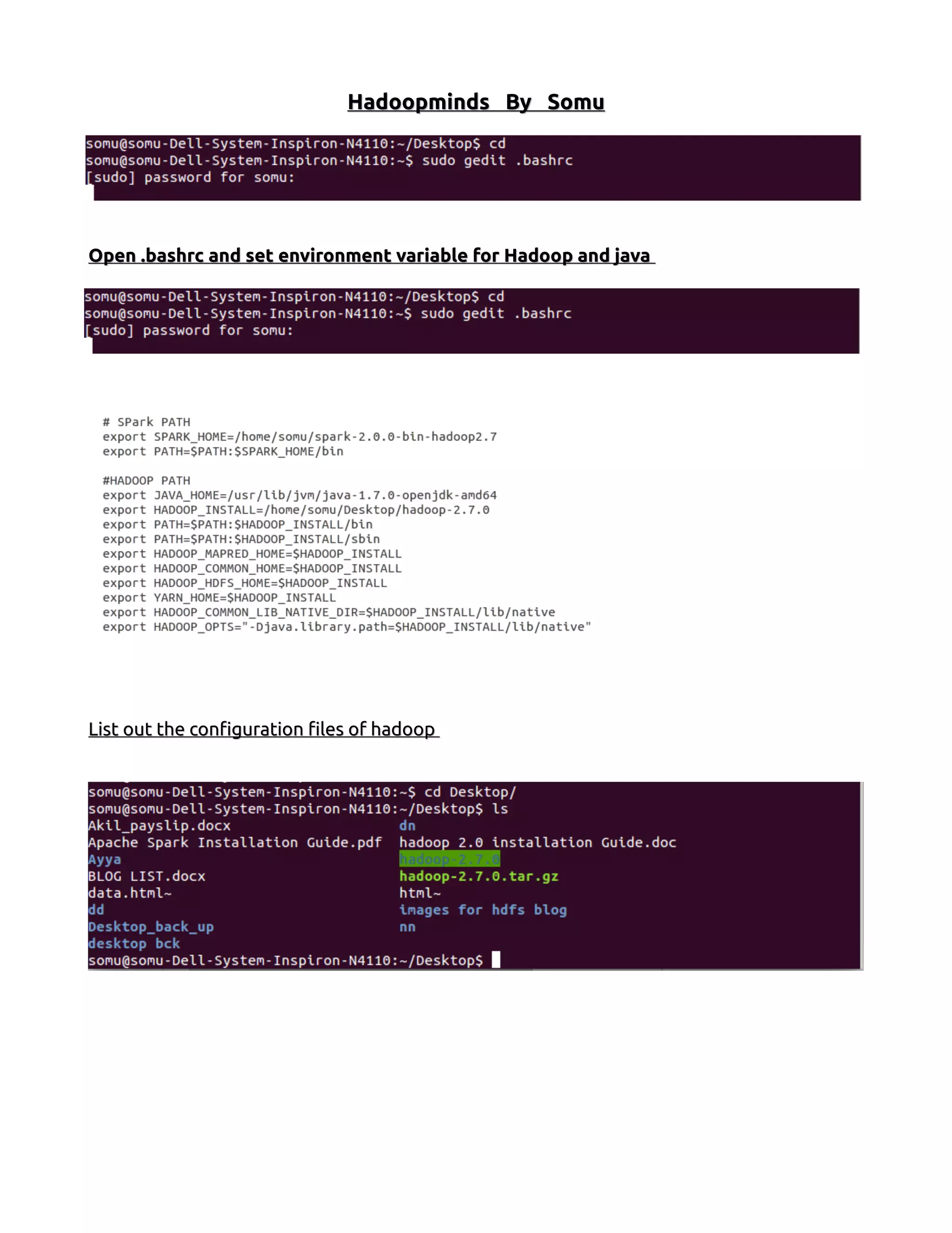 Single node-cluster-hadoop-2-0 | PDF