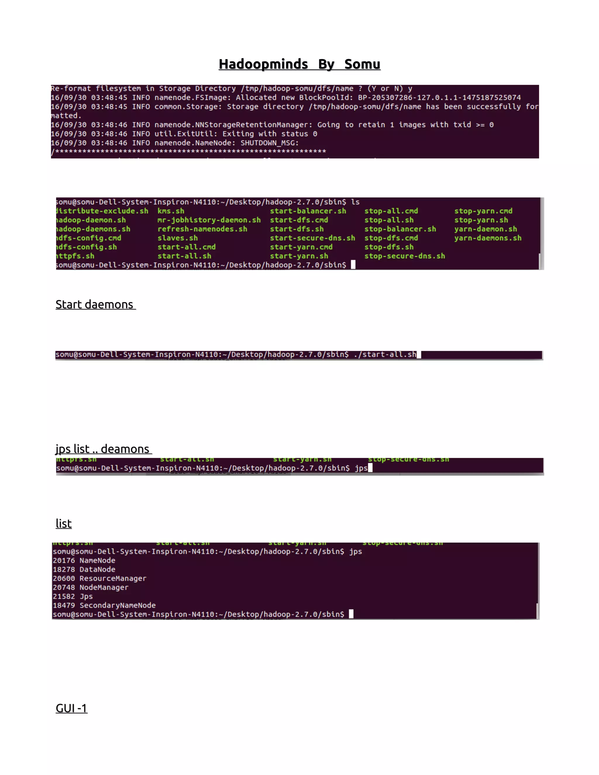 Single node-cluster-hadoop-2-0 | PDF