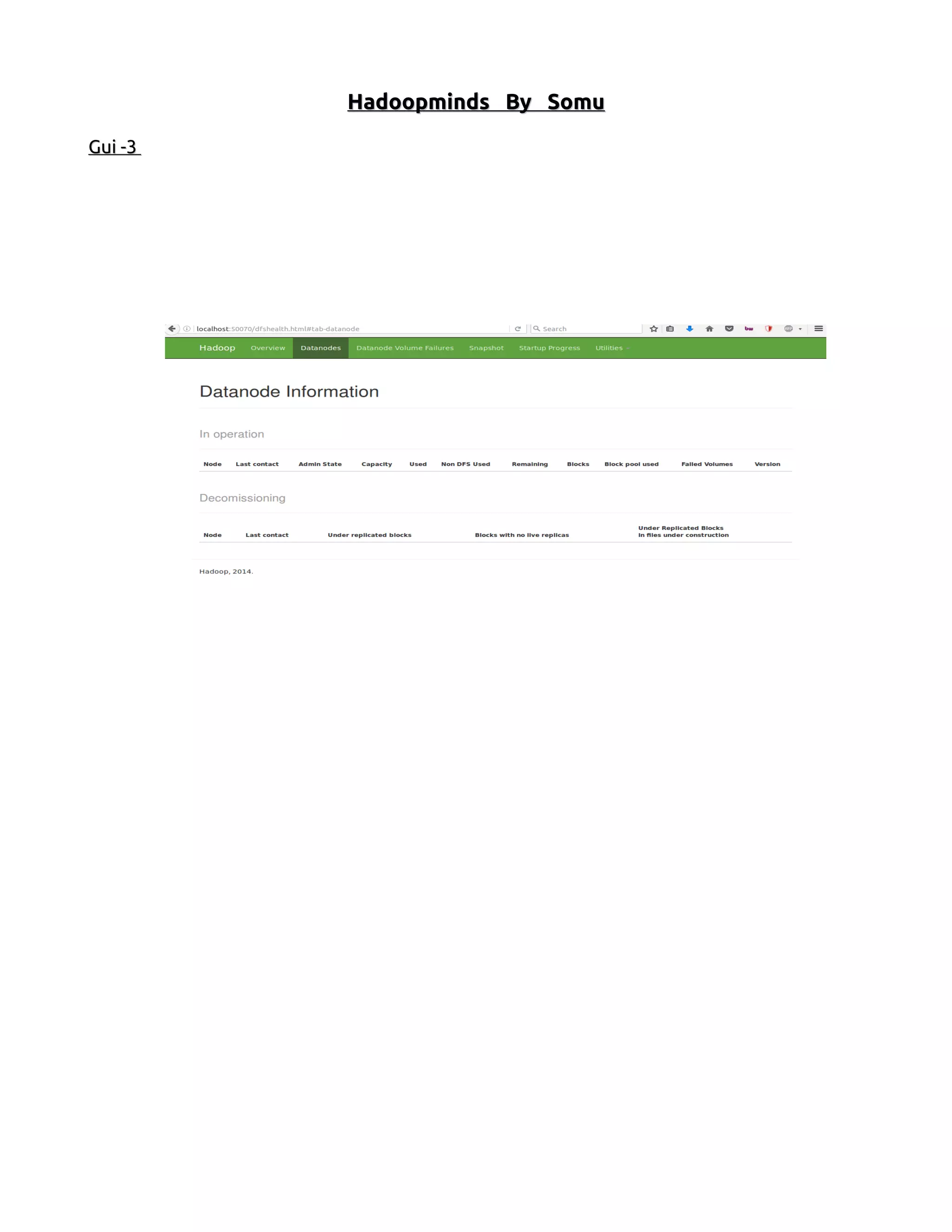 Single node-cluster-hadoop-2-0 | PDF