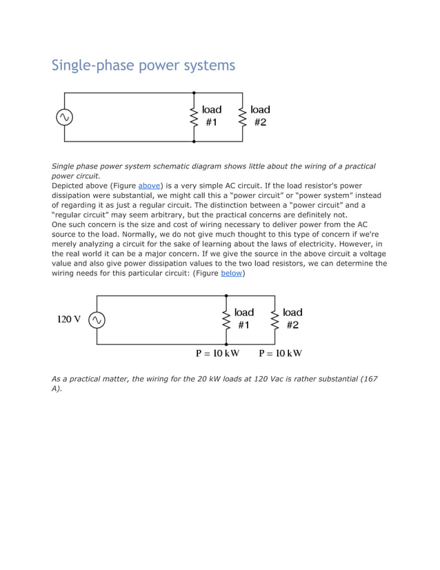 Single phase power systems | PPT