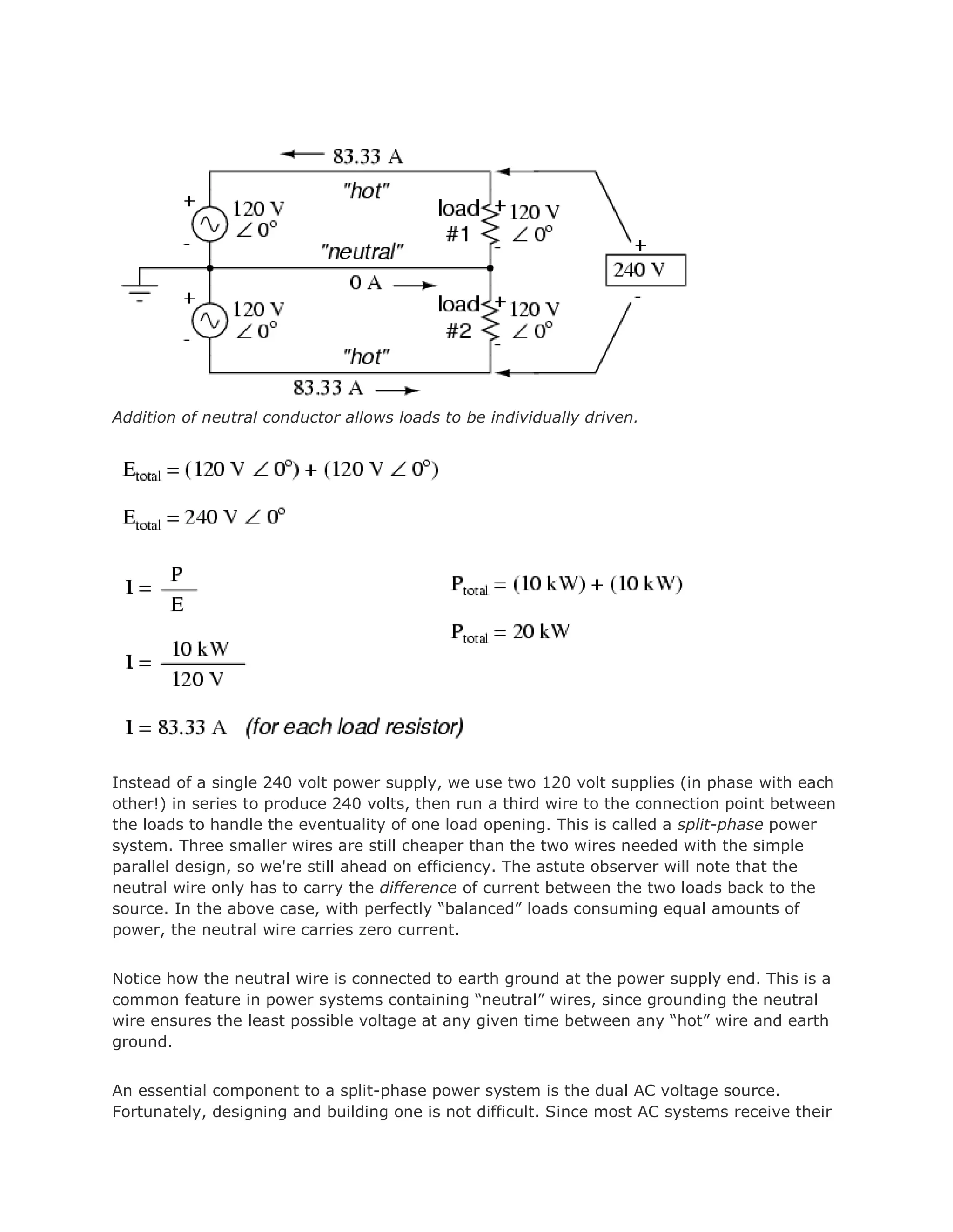 Single phase power systems | DOCX