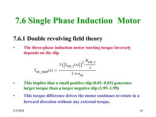 Single phase induction motor-Working principle types.ppt