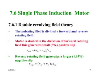 Single phase induction motor-Working principle types.ppt