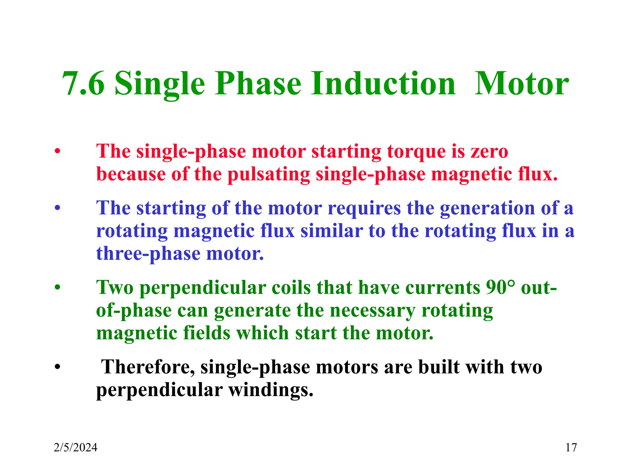 single phase induction motor working and types.ppt