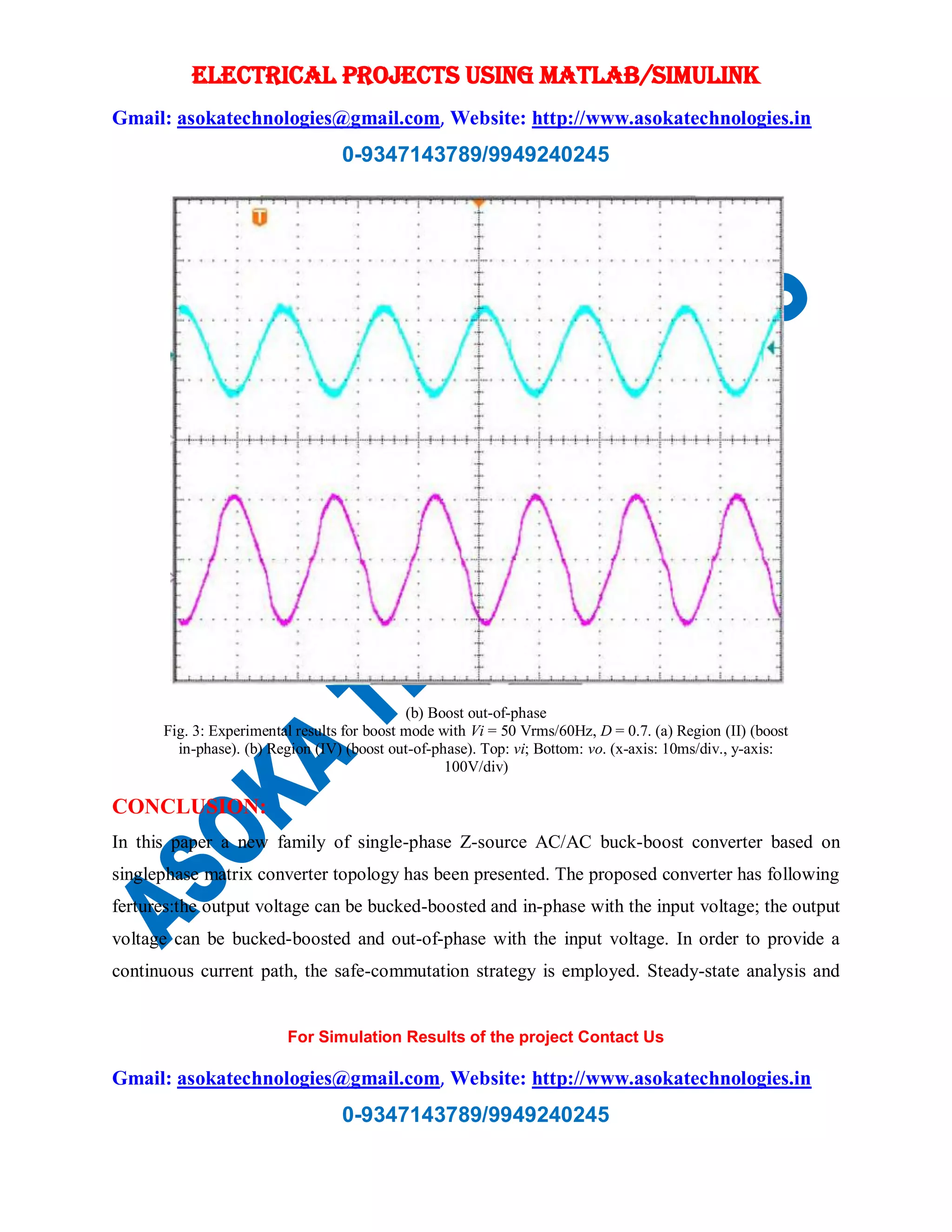 Single phase ac ac buck-boost converter with single-phase matrix ...
