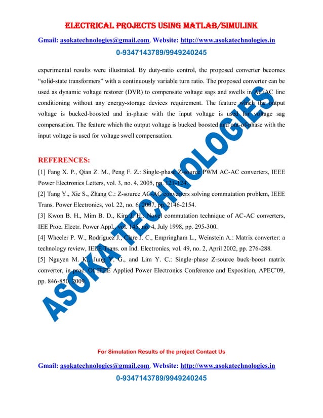 Single phase ac ac buck-boost converter with single-phase matrix ...