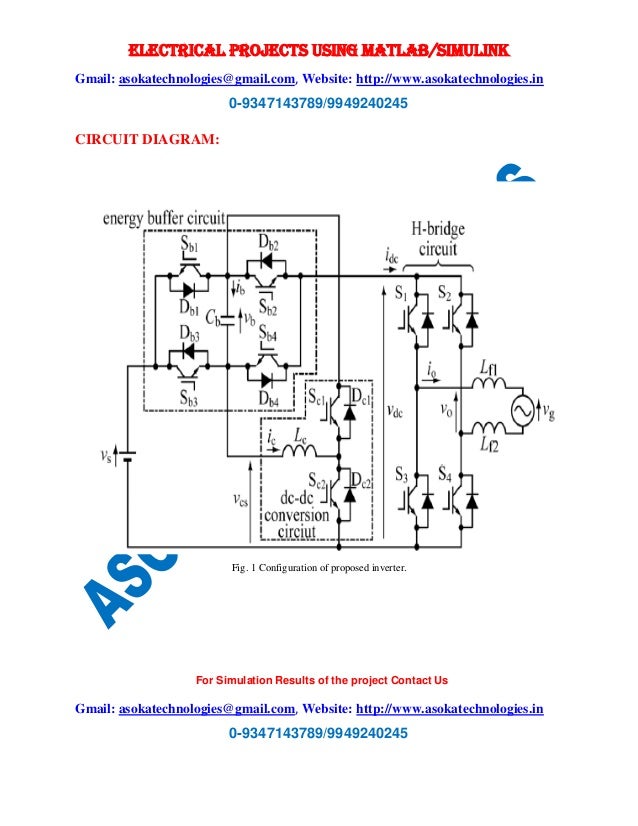 Single-Phase Inverter with Energy Buffer and DC-DC Conversion Circuits