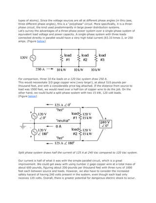 Single phase power systems | DOCX