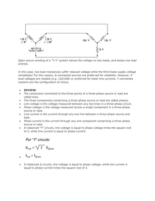 Single phase power systems | DOCX