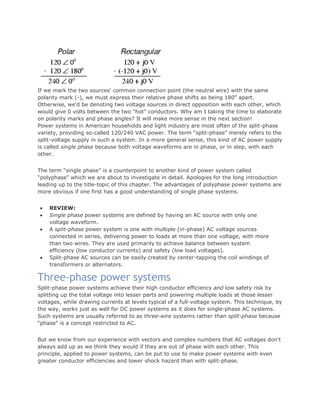 Single phase power systems | DOCX