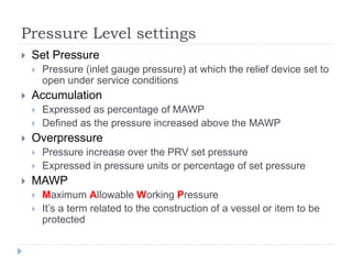 Pressure Relief Valve Sizing for Single Phase Flow | PPTX