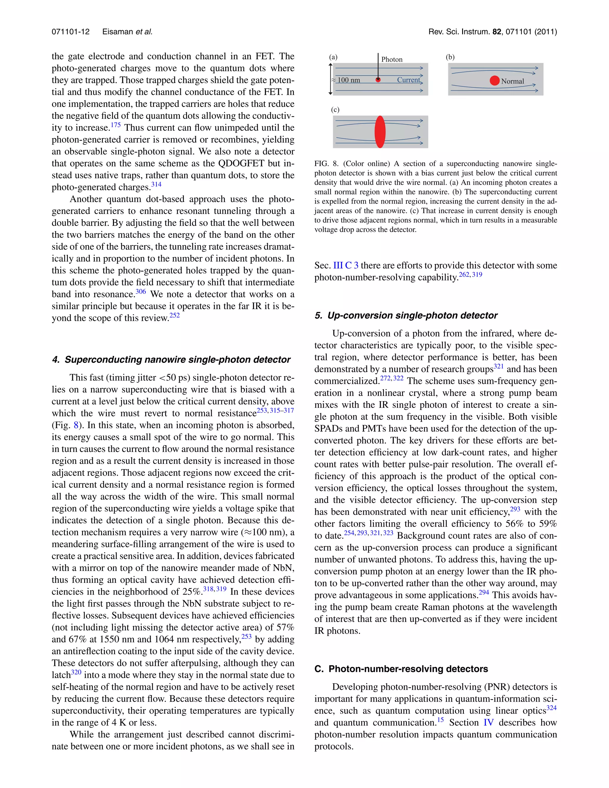 Single photon sources and detectors | PDF