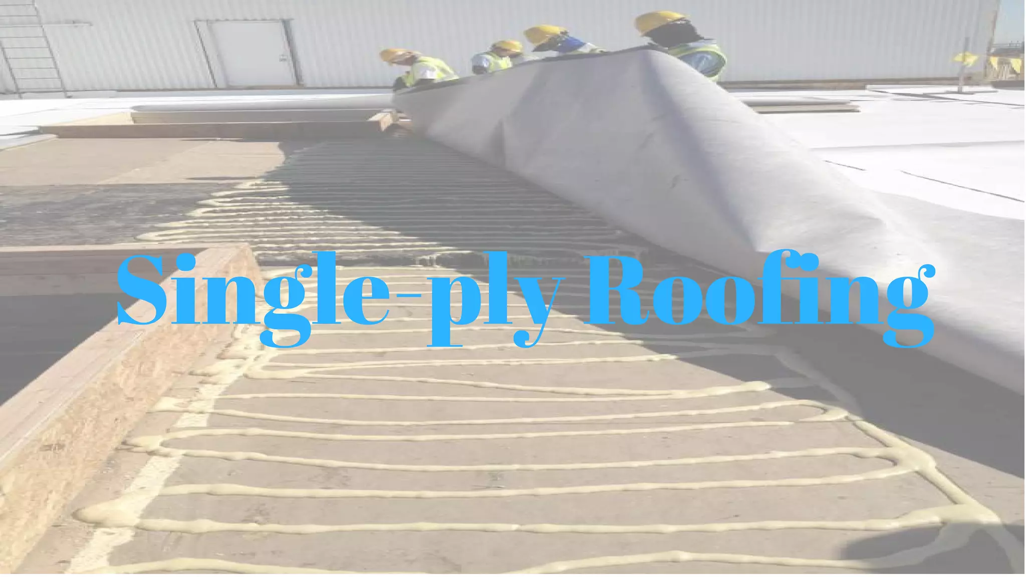 Single ply roofing | PDF