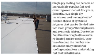 Single ply roofing | PPT