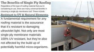 Single ply roofing | PDF