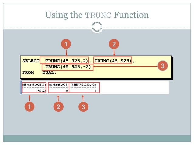 Single row functions | PPT Single row functions | PPT