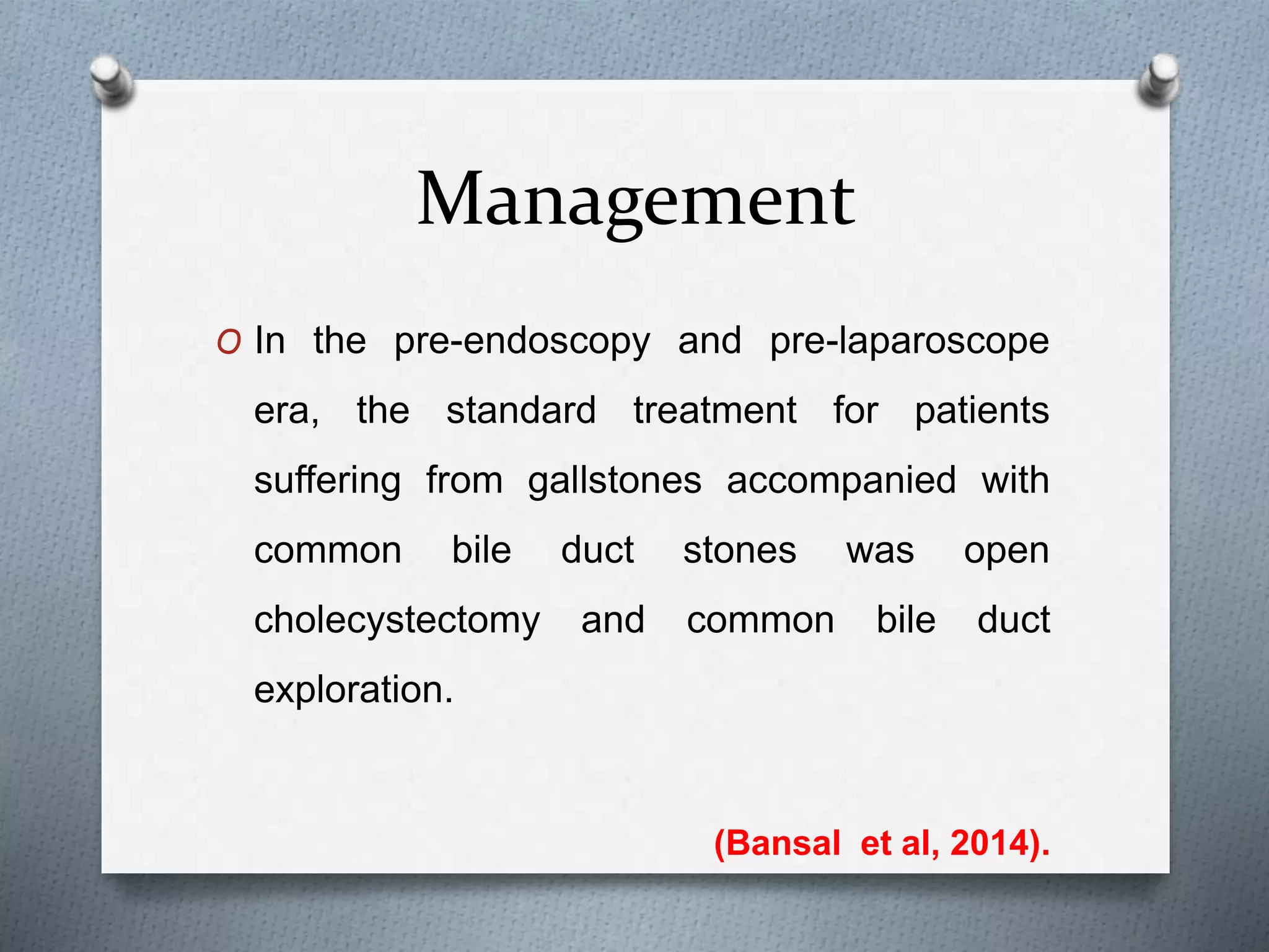 Single-stage laparoscopic management for concomitant gallstones and ...