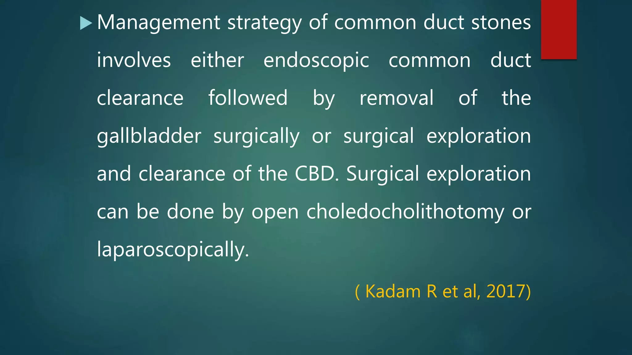 Single stage laparoscopic management for concomitant gallstones and ...