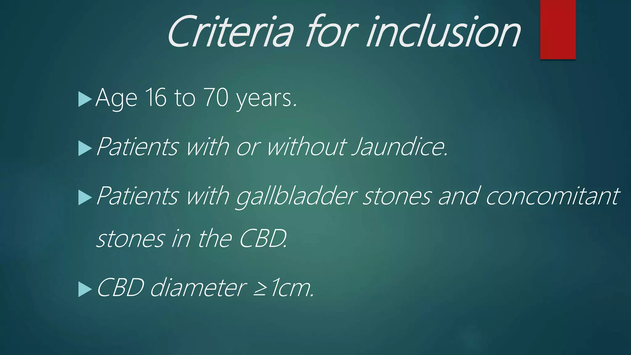 Single stage laparoscopic management for concomitant gallstones and ...
