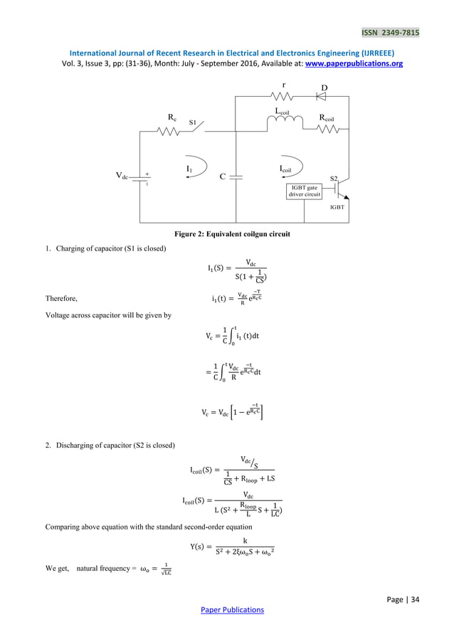 Single-Stage Reluctance Type Coilgun | PDF