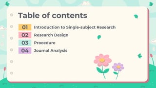 Single-subject Research / research study | PPT