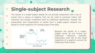 Single-subject Research / research study | PPT