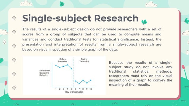 Single-subject Research / research study | PPT