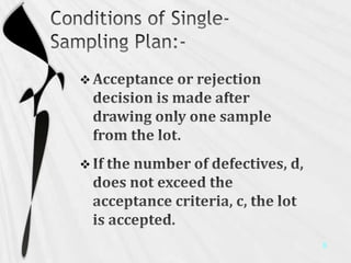 Single and double sampling | PPTX