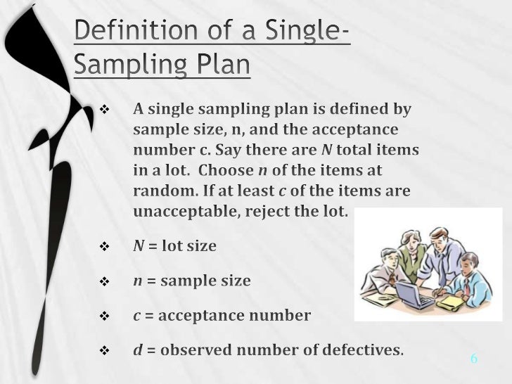 Single and double sampling