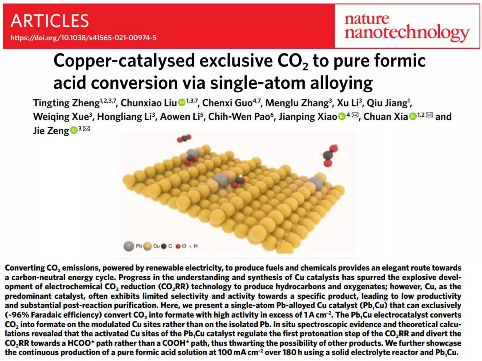 Single atom catalyst for CO2 Electroreduction.pptx
