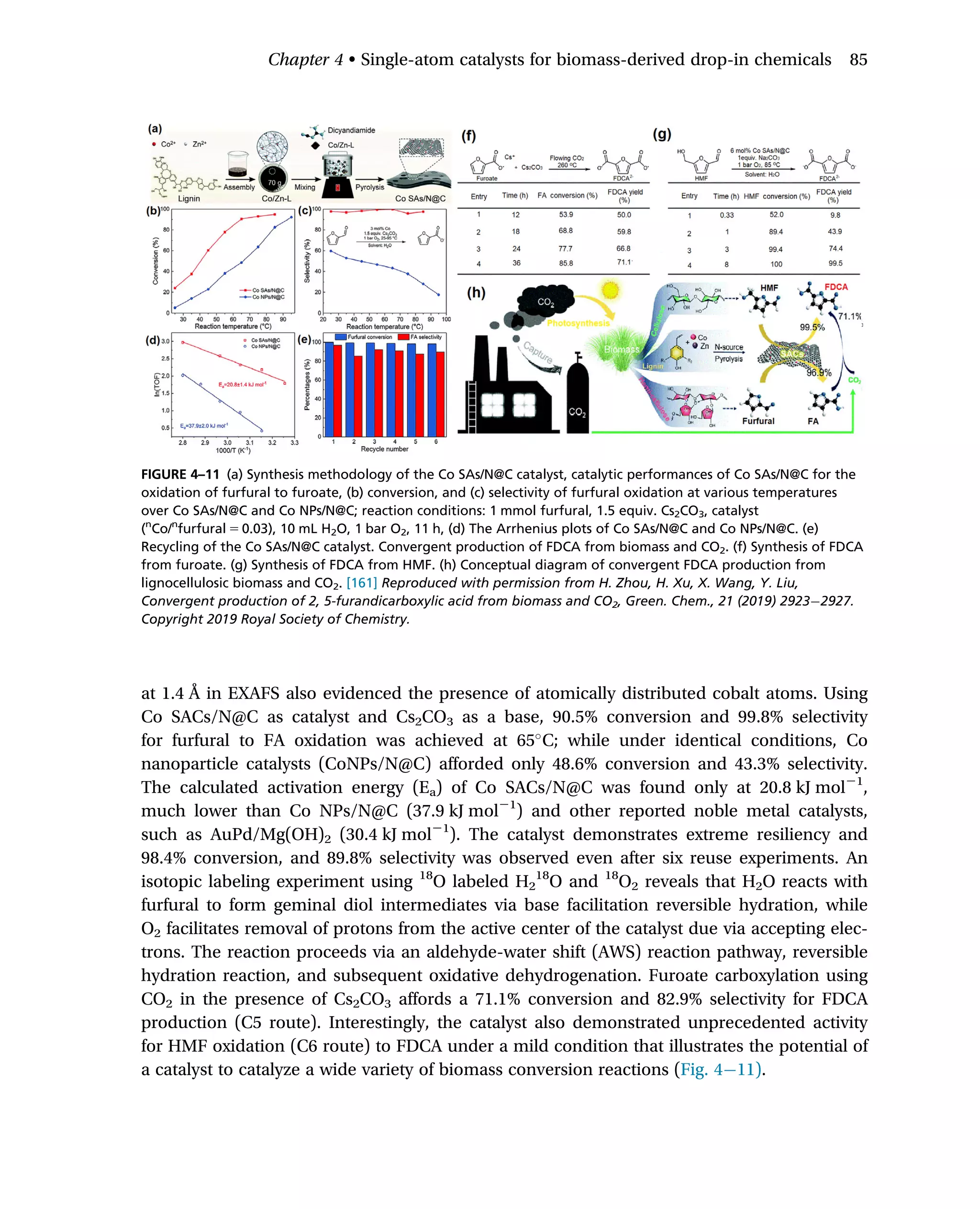 Single-atom catalysts for biomass-derived drop-in chemicals | PDF ...