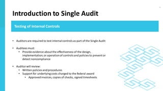 Understanding Single Audit Compliance Requirements - It's No Joke! | PPT