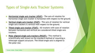 Single Axis Solar Tracking Systems | PPSX