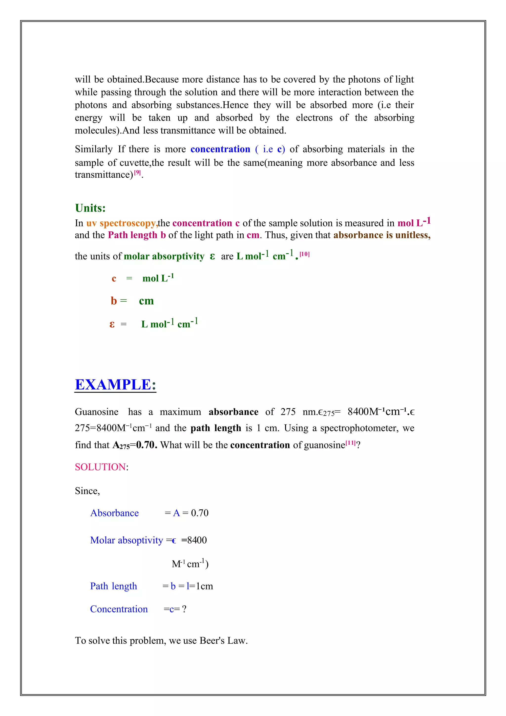 Single beam spectrophotometer | PDF