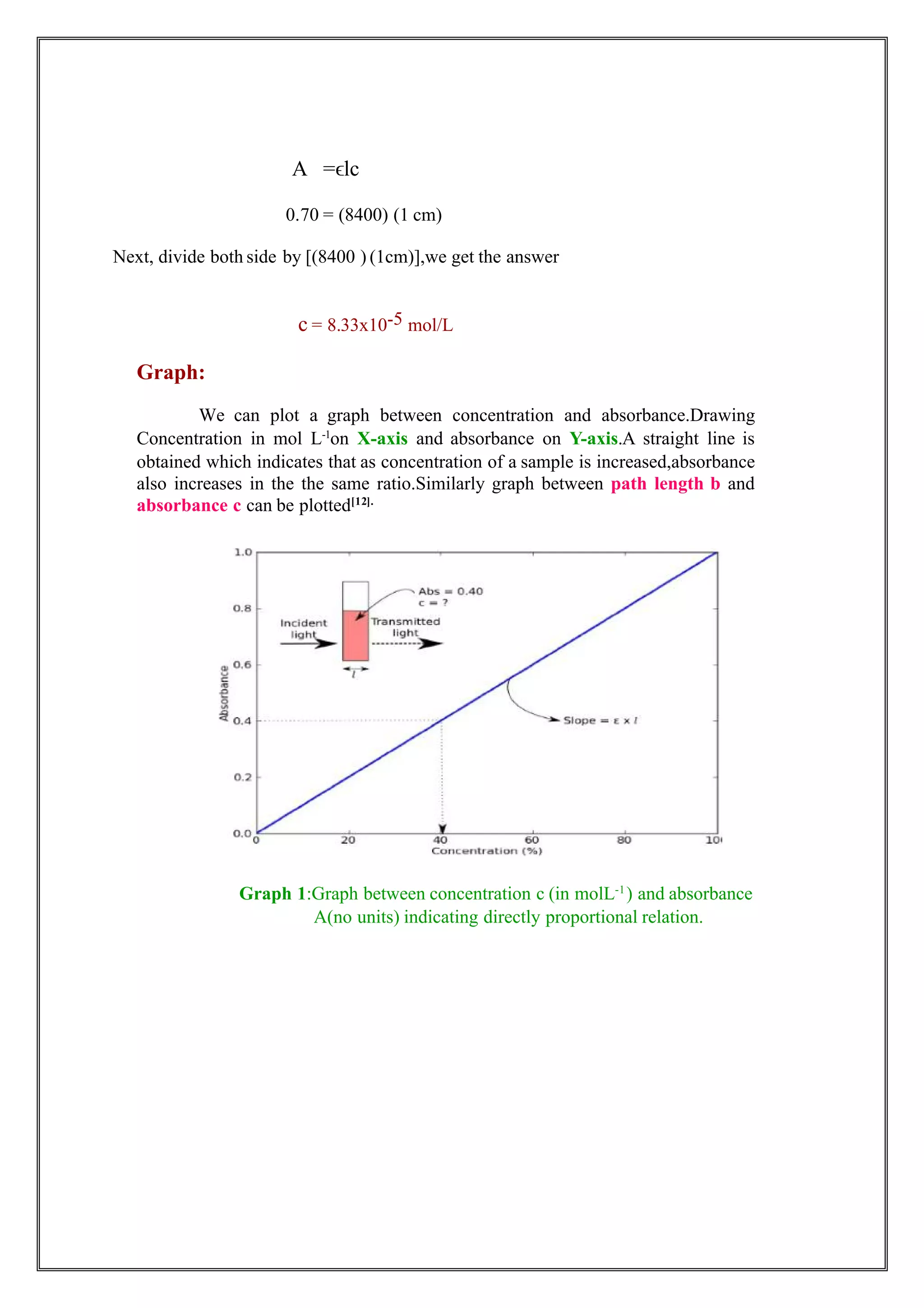 Single beam spectrophotometer | PDF