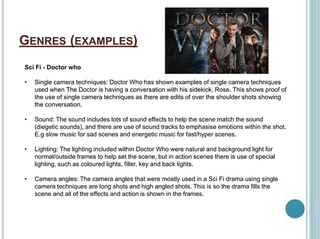 Single camera production | PPTX