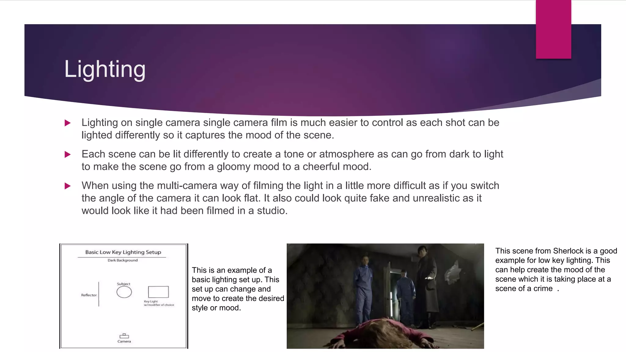 Single camera production techniques | PPT