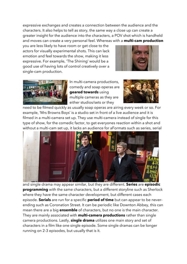 Single camera techniques | PDF